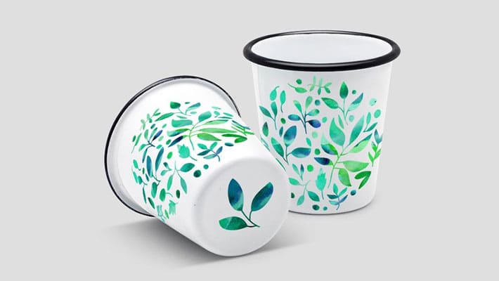 Enamel Tumbler Mockup » CSS Author