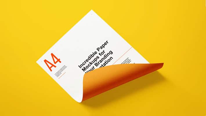 Free A4 Paper Branding Mockup » CSS Author