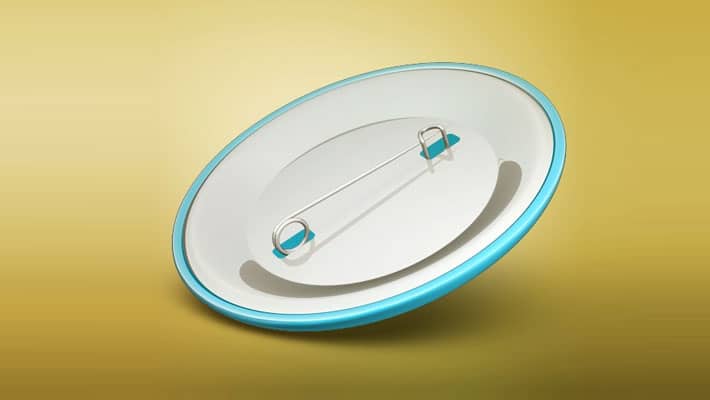 Pin Button Badge Mockup » CSS Author