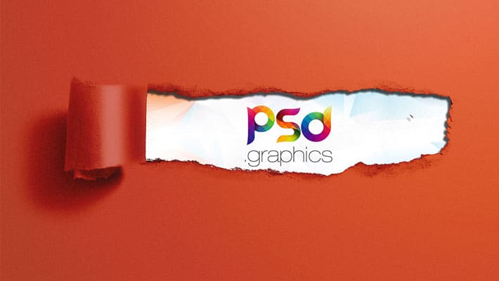 Ripped Torn Paper Mockup Free PSD » CSS Author