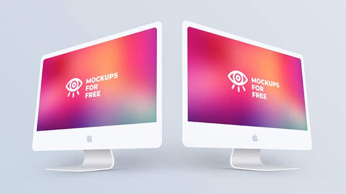 IMac Perspective Monitors Mockup » CSS Author