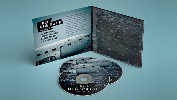 Free Digipack Mockup Template » CSS Author