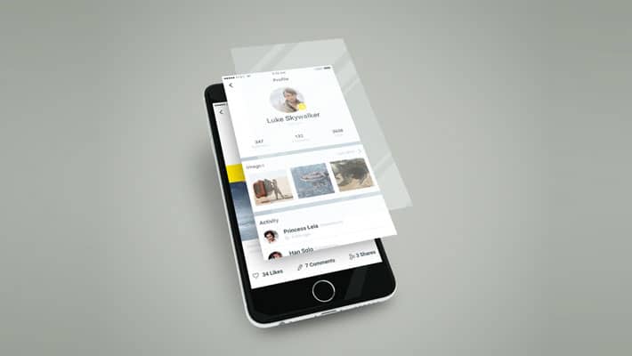 Smartphone App Multilayer Screen Mockup » CSS Author