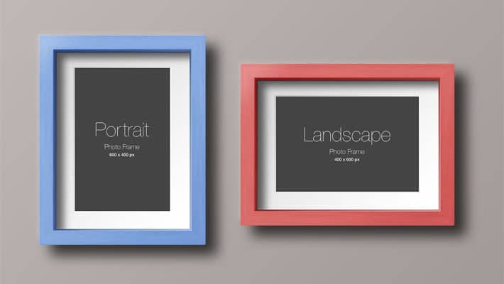 Wood Photo Frame Mockup » CSS Author