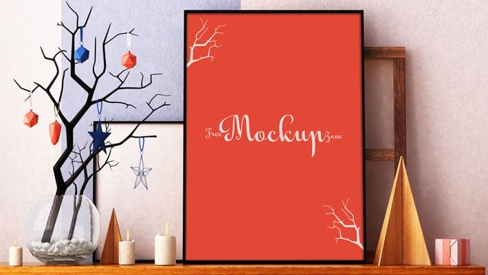 Free Room Interior Poster MockUp PSD » CSS Author