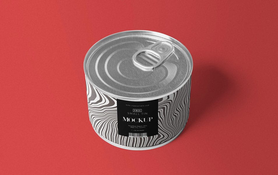 Free Round Tin Mockup » CSS Author