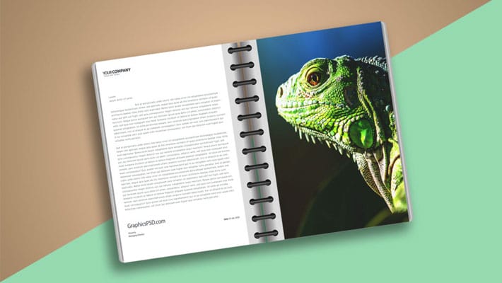 Free PSD Open Notebook Mockup » CSS Author