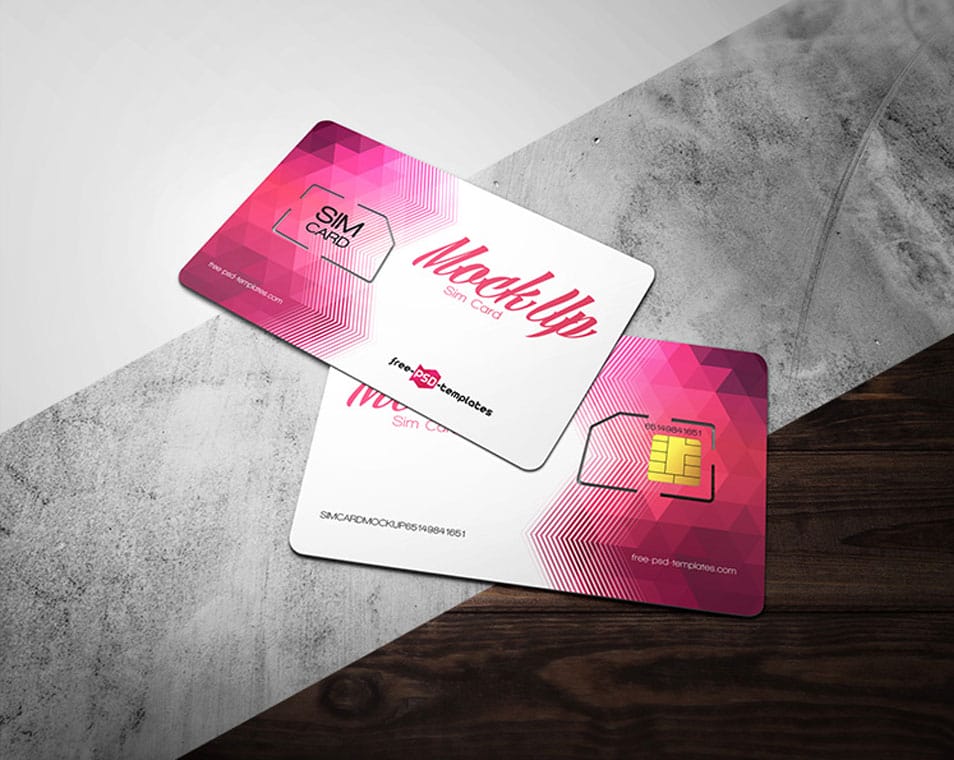 Free Sim Card Mock-up In PSD » CSS Author