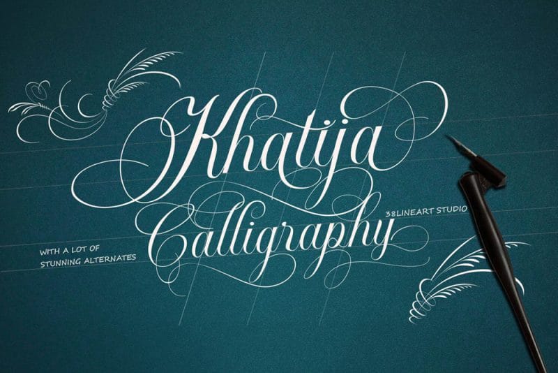 Free Calligraphy Fonts » CSS Author