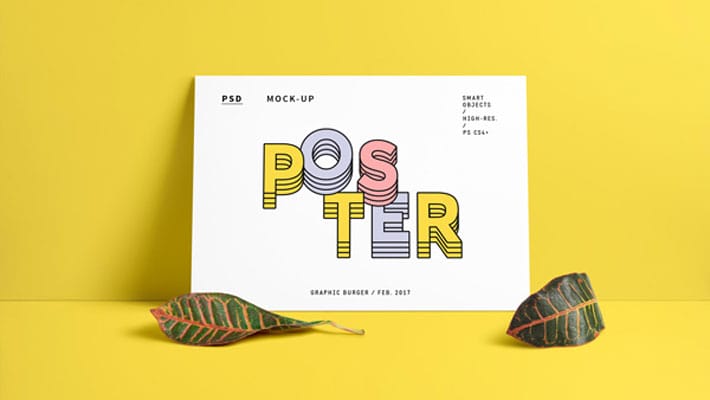 Portrait And Landscape Poster MockUp PSD » CSS Author