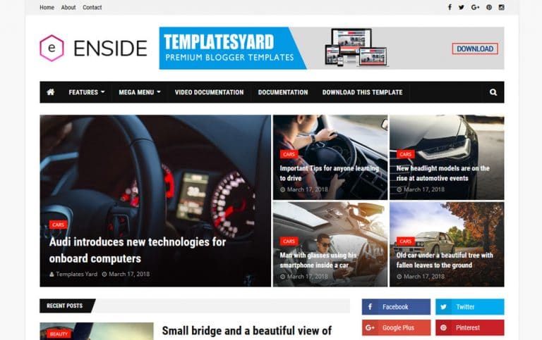 300+ Best Free Responsive Blogger Templates 2025 » CSS Author