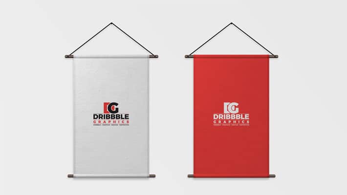 Free Vertical Hanging Canvas PSD Mockup » CSS Author