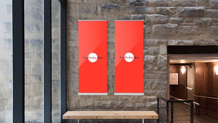 Free Indoor Banners MockUp For Branding & Advertisement » CSS Author