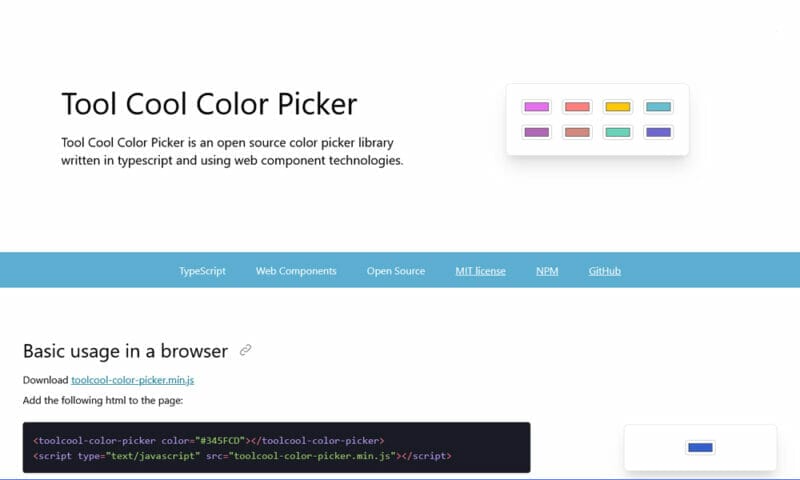 10 Best Javascript Color Picker Libraries Css Author