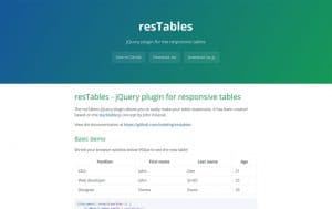 15+ Best JQuery Table Plugins » CSS Author