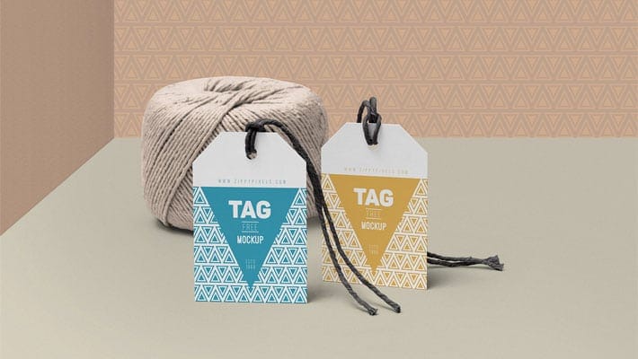 Free String Tag Mockup PSD » CSS Author