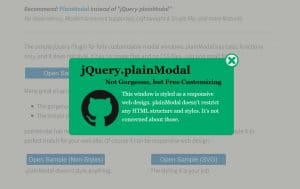 20+ Best JavaScript Modal Window Plugins » CSS Author
