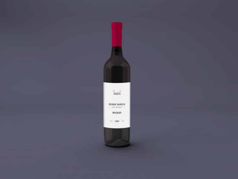Wine Bottle Psd Mockup Css Author