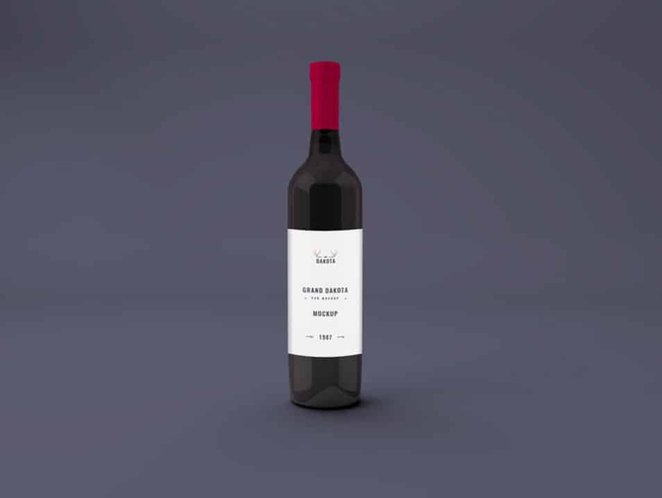 Wine Bottle PSD Mockup » CSS Author