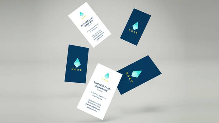Falling Business Cards Mockup » CSS Author