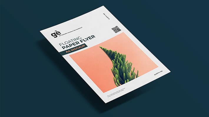 Floating Flyer PSD Mockup » CSS Author