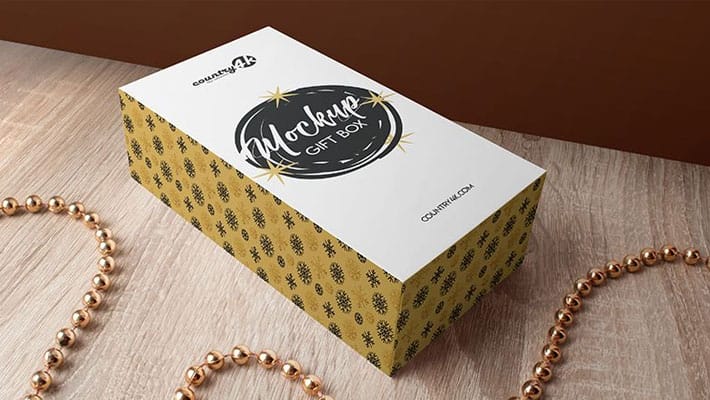 Free Gift Box MockUp In 4k » CSS Author