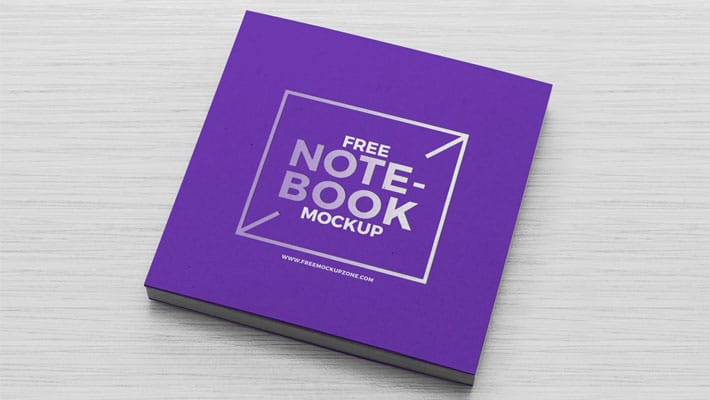 Free Notebook Mockup PSD Template » CSS Author
