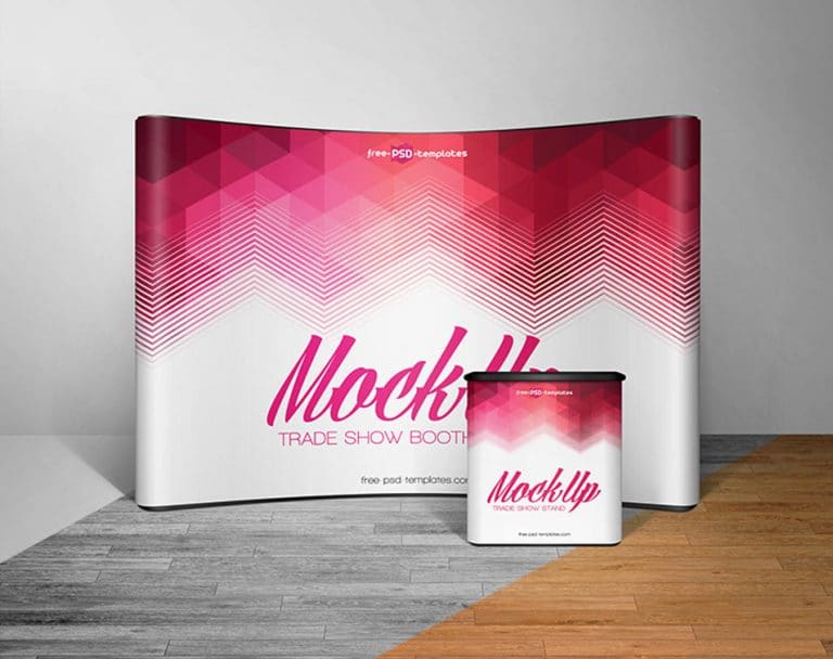 Free Trade Show Booth Mock-up In PSD » CSS Author