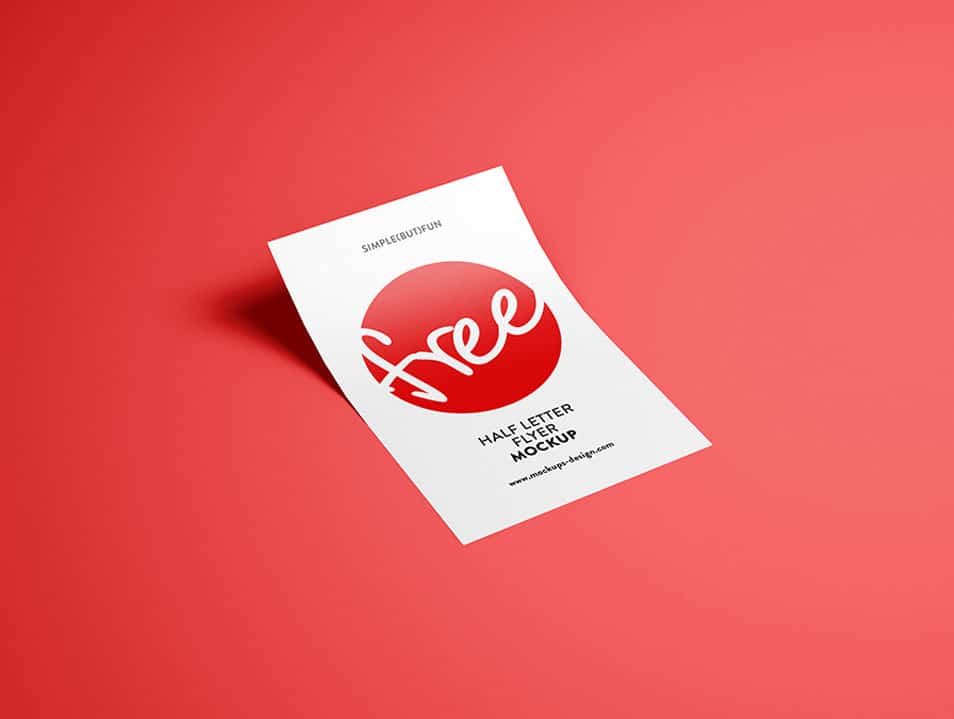 Free Half Page Flyer Mockup » CSS Author