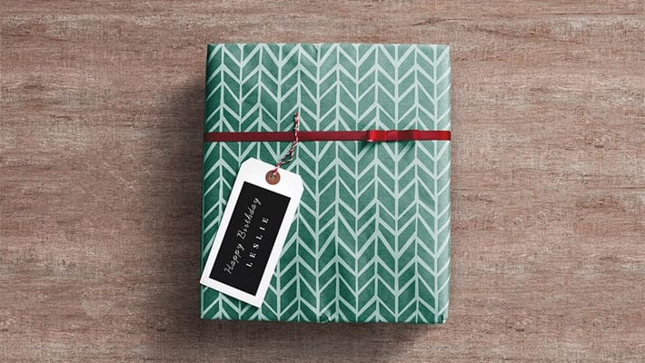 Gift Wrap Box PSD Mockup » CSS Author
