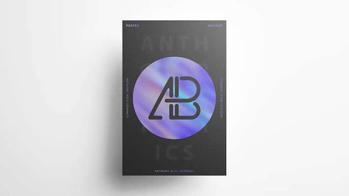 Top View Poster Mockup » CSS Author