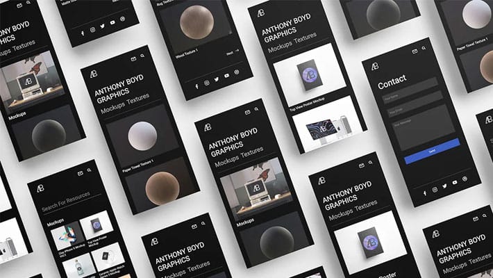 Ui Showcase Mockup Pack Css Author
