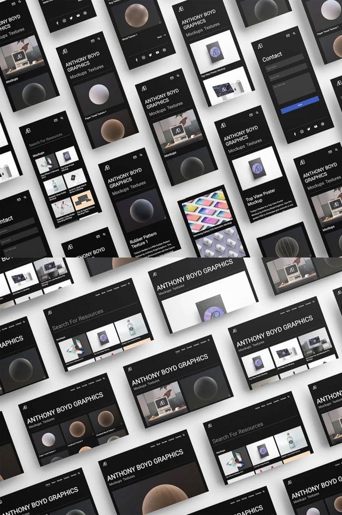 UI Showcase Mockup Pack » CSS Author
