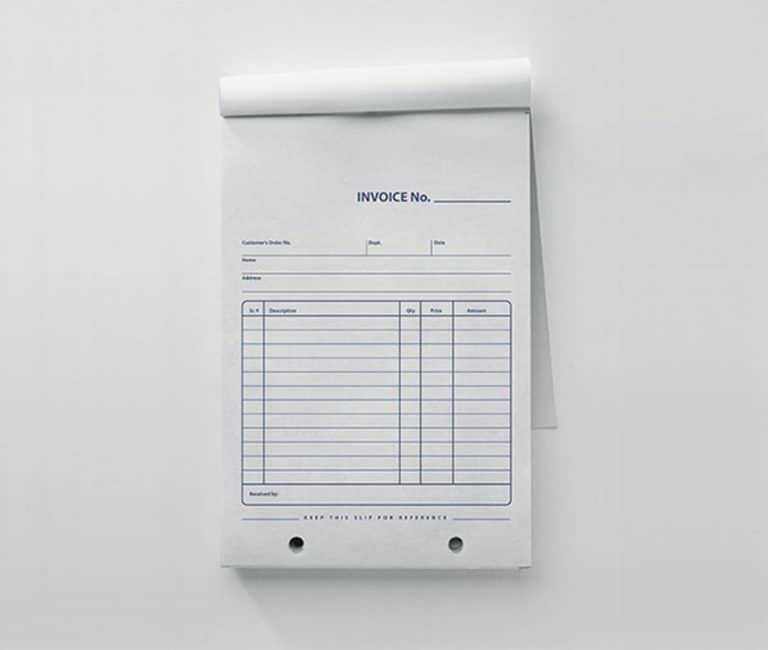 Free Company Retail Invoice Pad Mockup PSD » CSS Author
