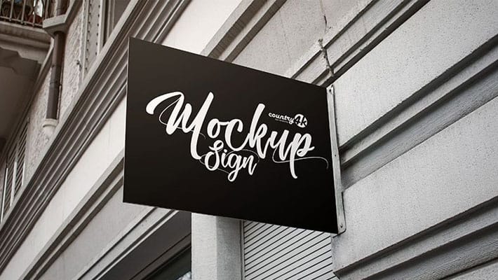 Free Sign PSD MockUp In 4k » CSS Author