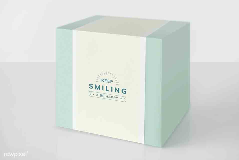 Mint Green Packaging Box Mockup » CSS Author