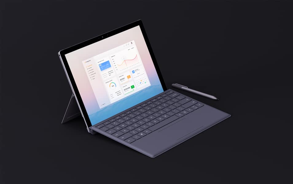 Microsoft Surface Pro Mockup » CSS Author