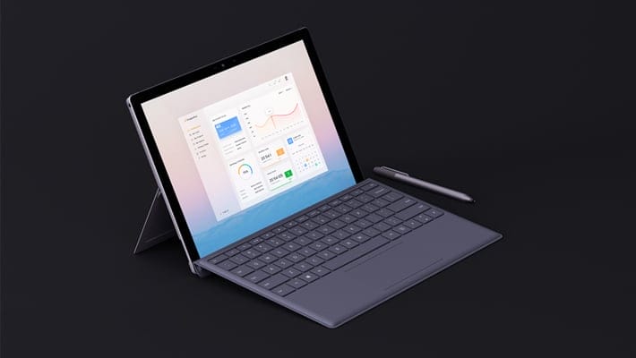 Microsoft Surface Pro Mockup » CSS Author