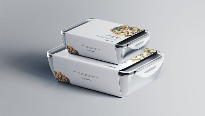 Food Container Mockup With Label » CSS Author