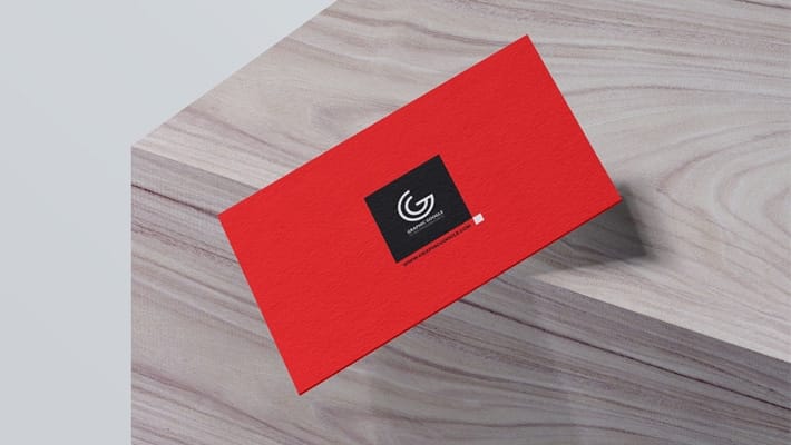 Free Falling Business Card Mockup » CSS Author