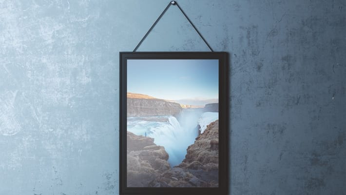 Free Hanging Picture Frame Mockup PSD » CSS Author