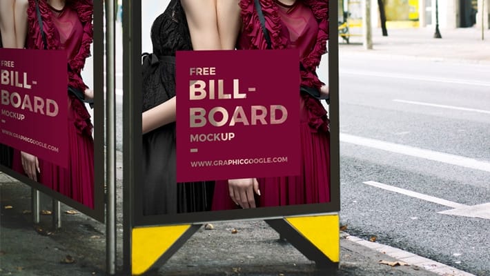 Free Outdoor Bus Stop Advertisement Billboard Mockup » CSS Author Free Outdoor Bus Stop Advertisement Billboard Mockup » CSS Author