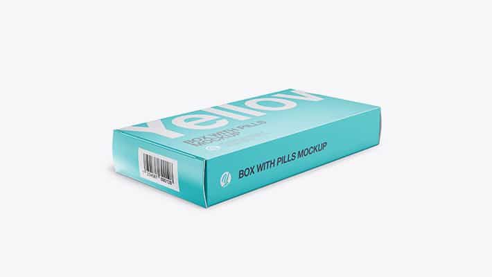 Glossy Pills Box Mockup » CSS Author