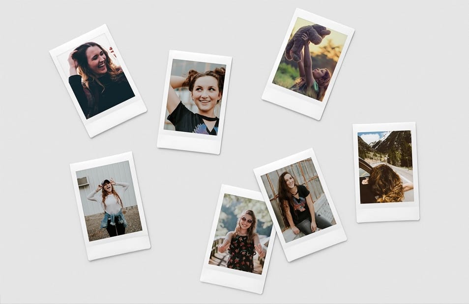 Slim Instant Photo Collage Mockups » CSS Author
