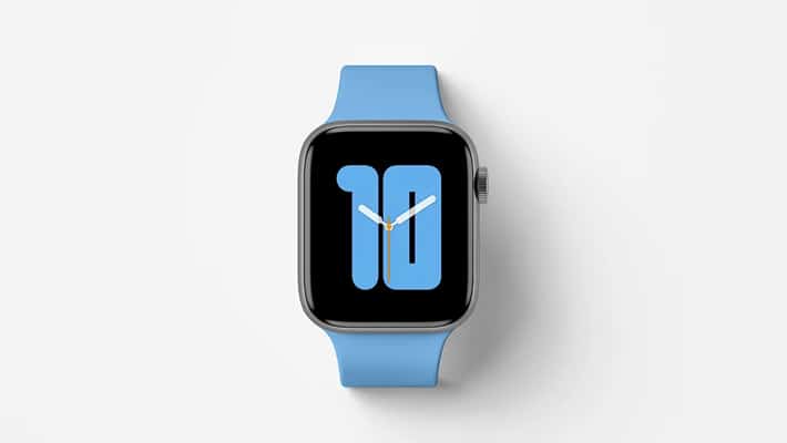 Top View Apple Watch Series 5 Mockup » CSS Author