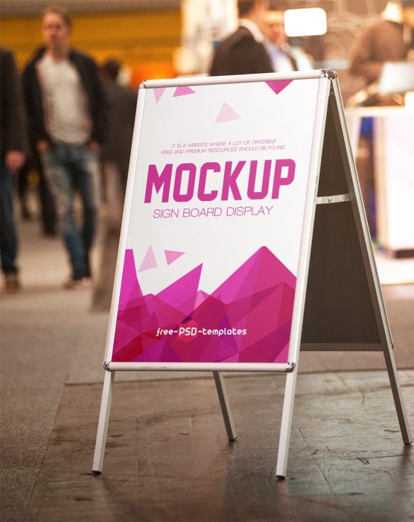 Free Sign Board Display Mock-up In PSD » CSS Author