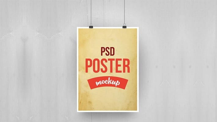 Paper Poster Mockup PSD » CSS Author
