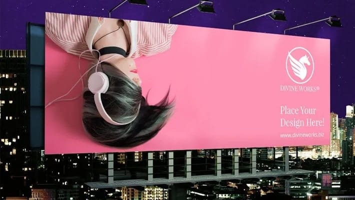 Free Outdoor Signage Mockup » CSS Author