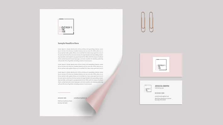 Corporate Identity Paper Mockup » CSS Author