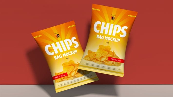Free Chips Bag Mockup PSD » CSS Author